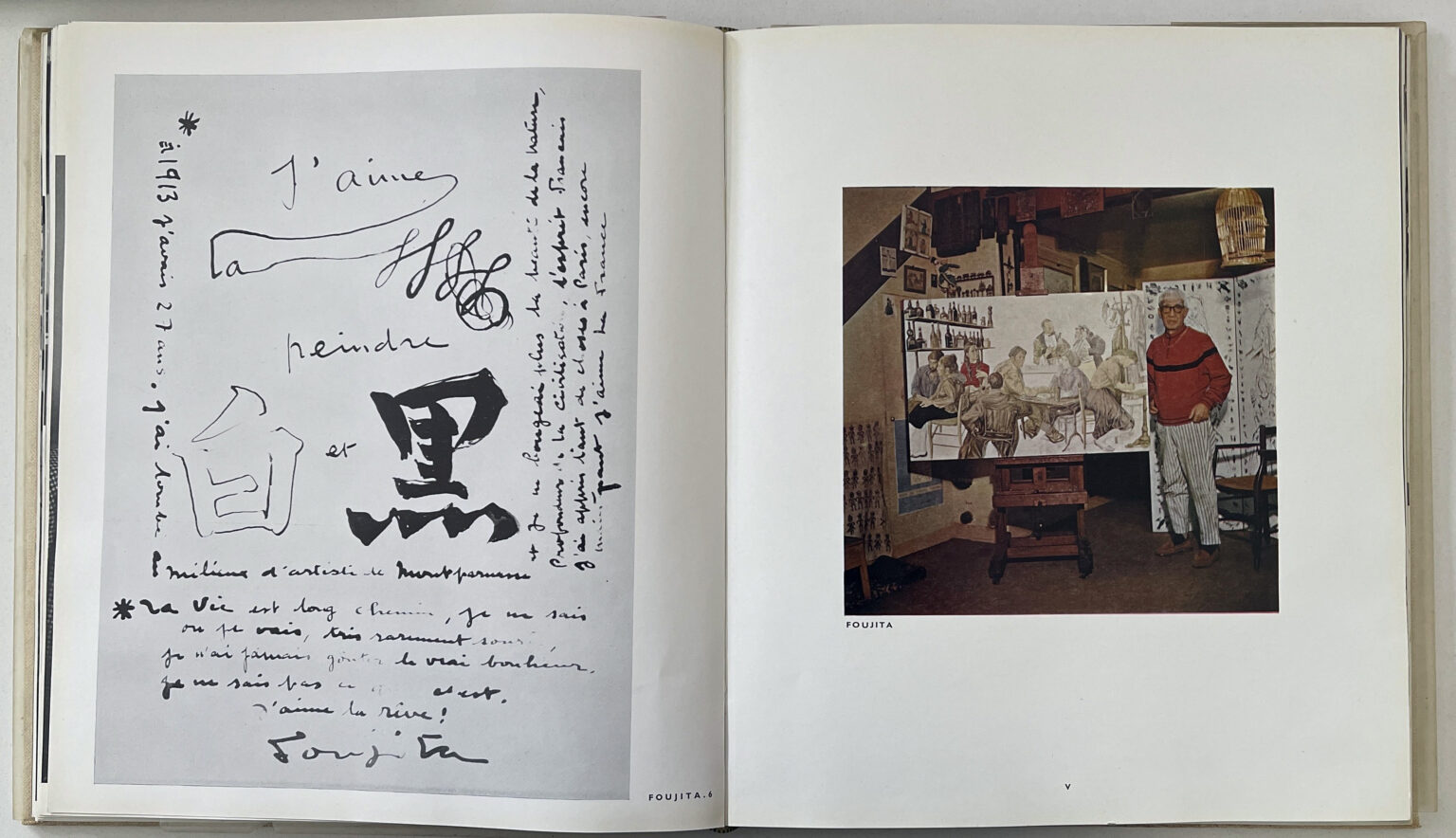 “Foujita and Michel Sima: crossed glances in the intimacy of a studio”.