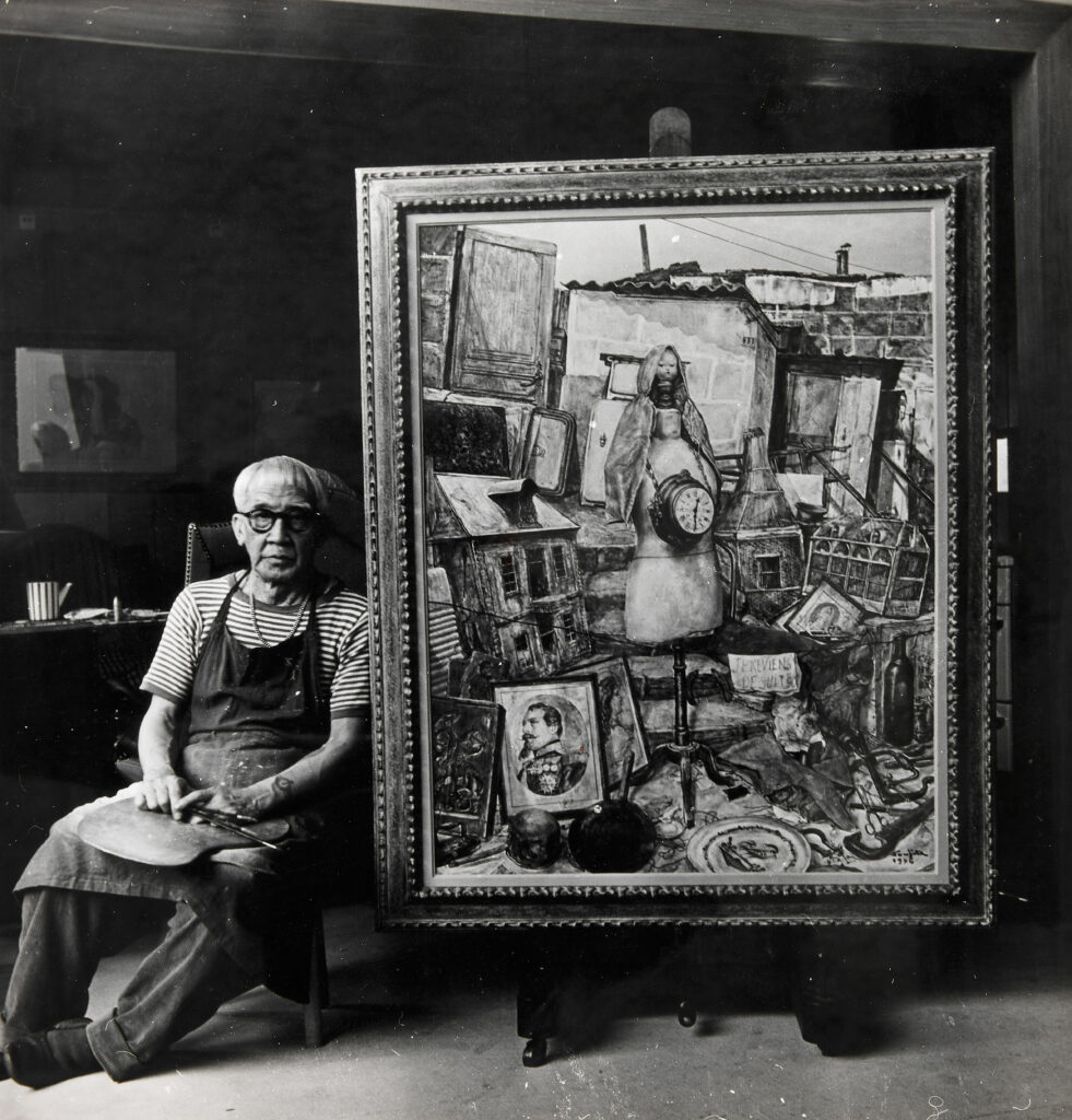 “Foujita and Michel Sima: crossed glances in the intimacy of a studio”.